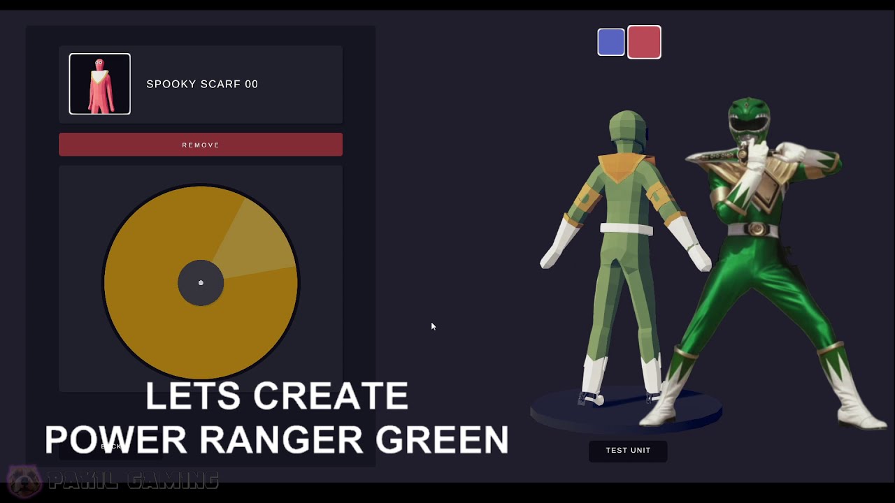 TABS Unit Creator Lets Try Creating Mighty Morphin Power Rangers Green ...