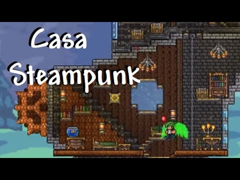 CASA STEAMPUNK no TERRARIA! - YouTube