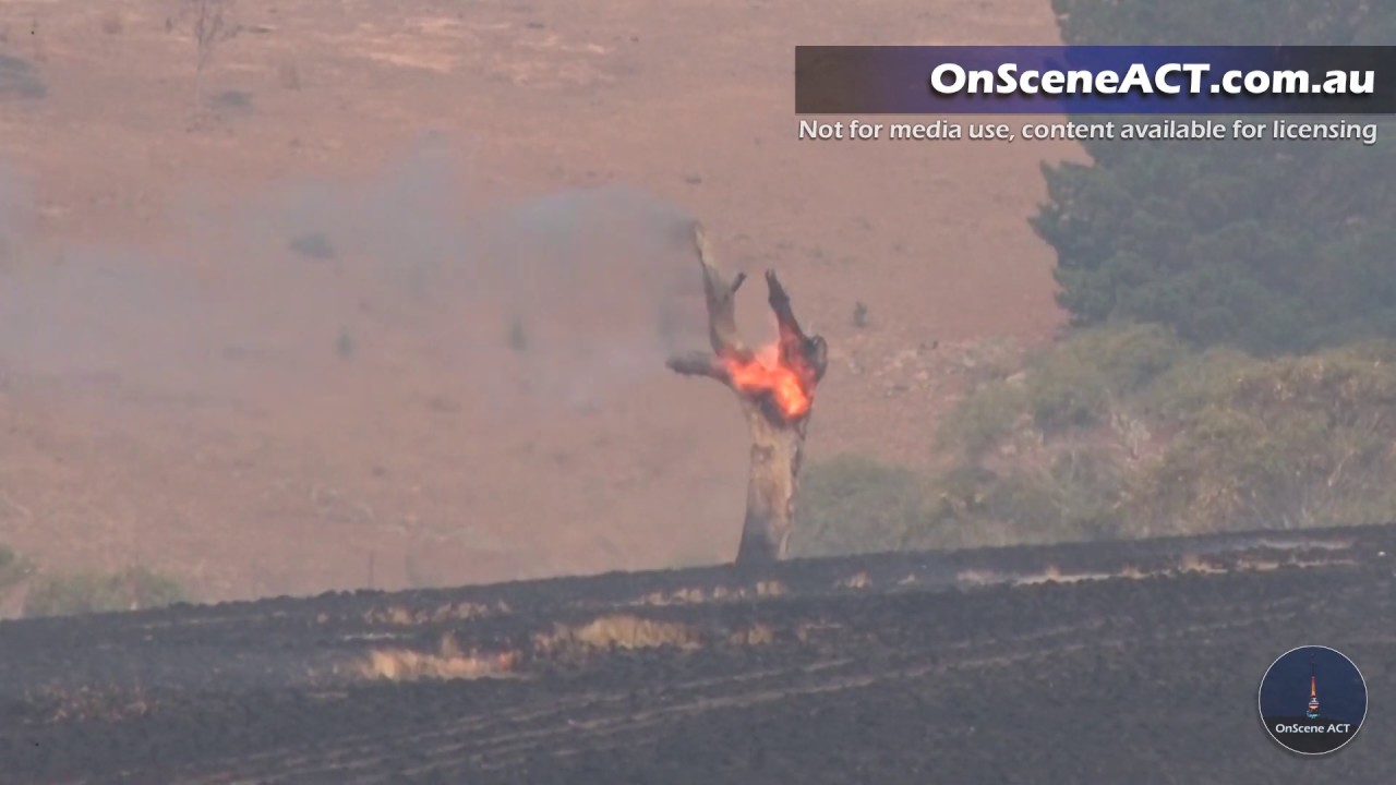 Bungendore grass fire - YouTube