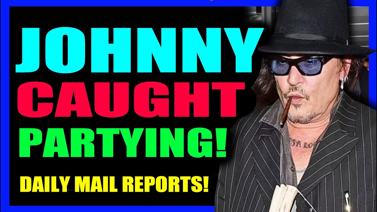 Johnny Depp CAUGHT partying in London! - YouTube