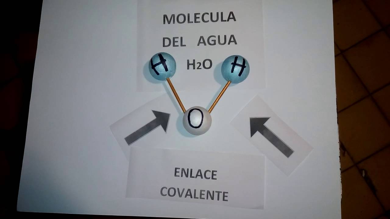 Molécula de Agua H2O - YouTube