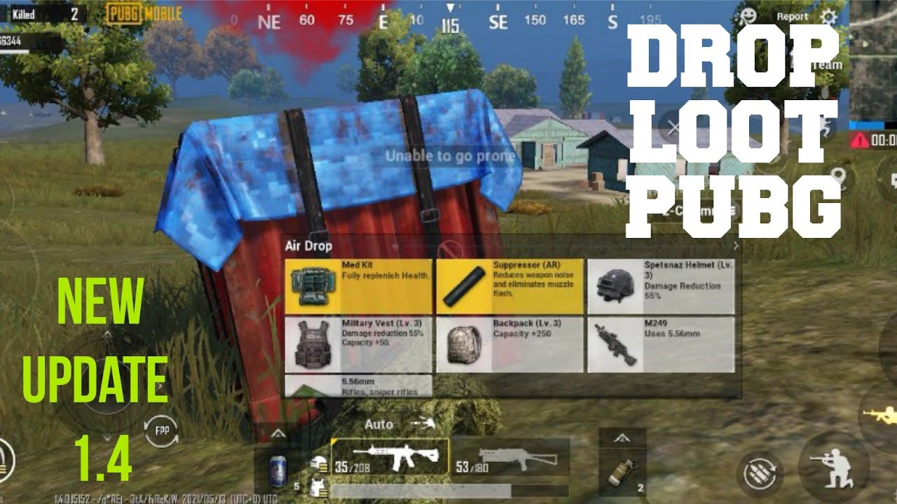 PUBG NEW UPDATE AIR DROP BOX COLLECTION || PUBG DROP LOOT CHALLENGE ...