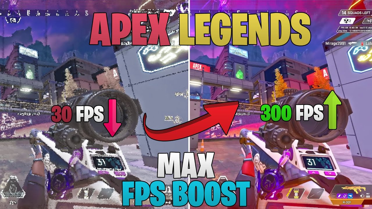 Apex Legends Max FPS Boost | No Lag, Max FPS - YouTube