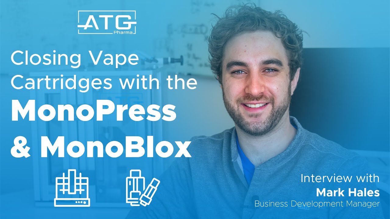 How do you close vape cartridges? - ATG MonoPress - YouTube