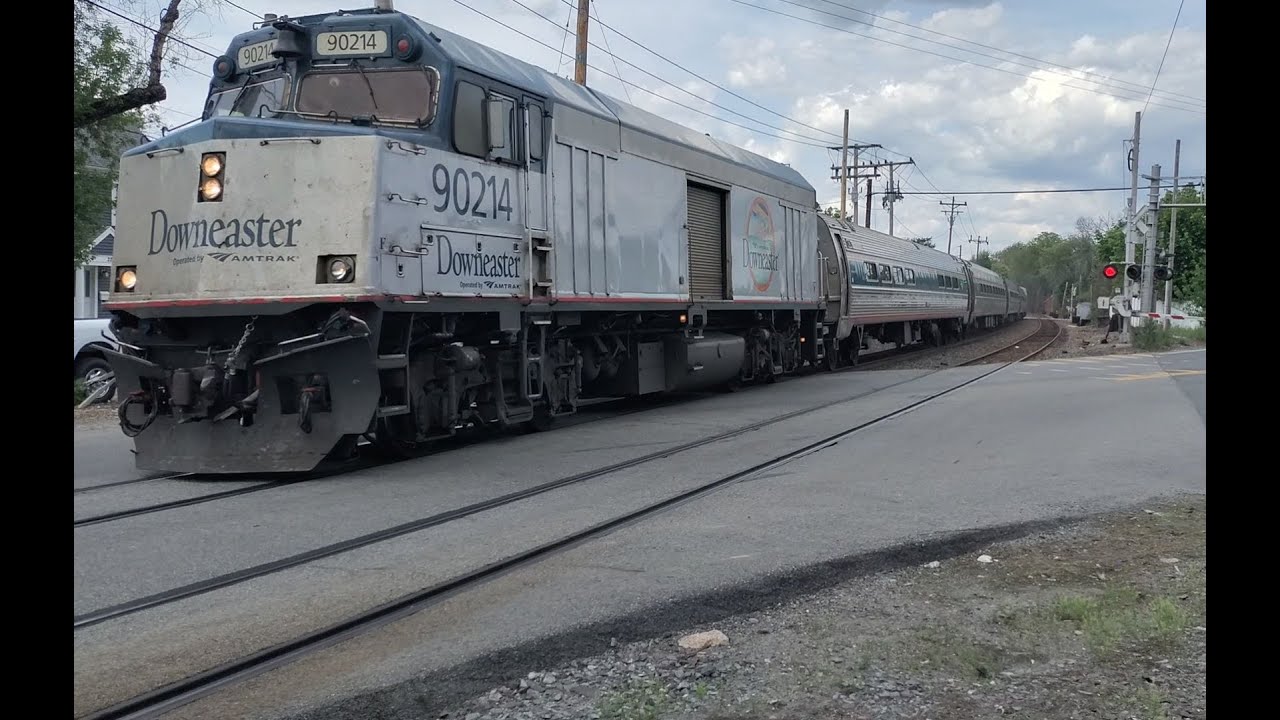 A Day of Railfanning in North Andover, MA (MBTA, Amtrak, Pan Am, NHN ...