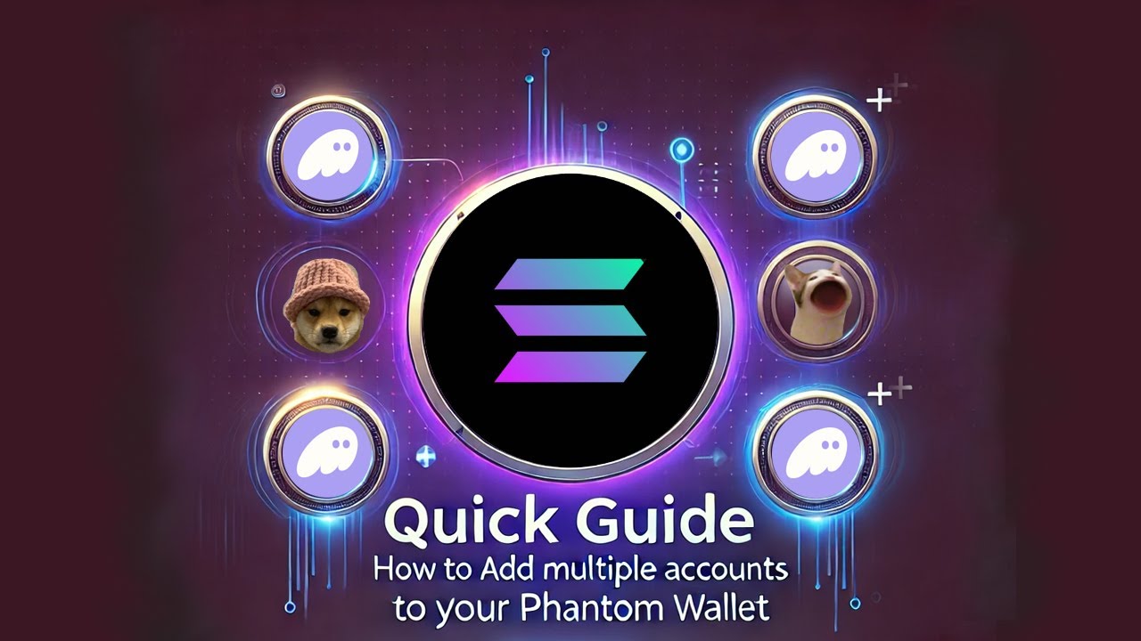 Quick Guide: How to Add Multiple Accounts to Your Phantom Wallet - YouTube