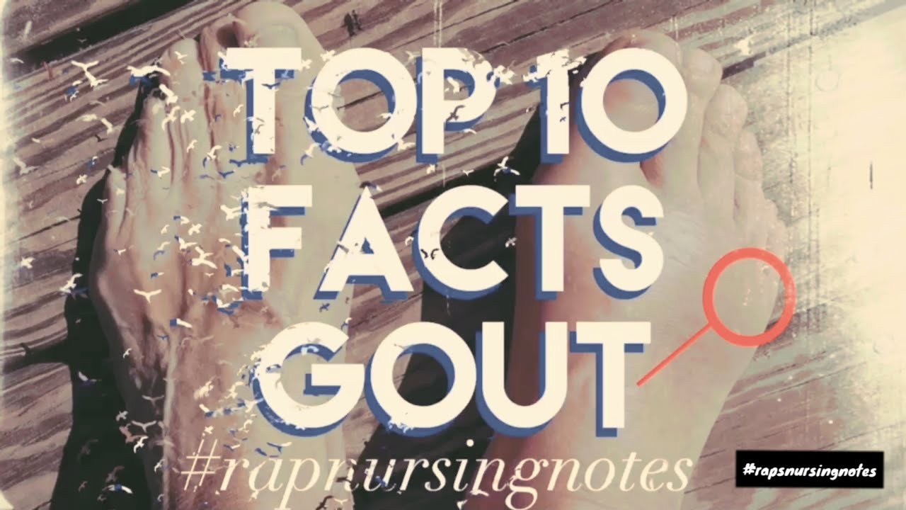 Top 10 Facts Gout for Nursing Students NCLEX Med-Surg - YouTube