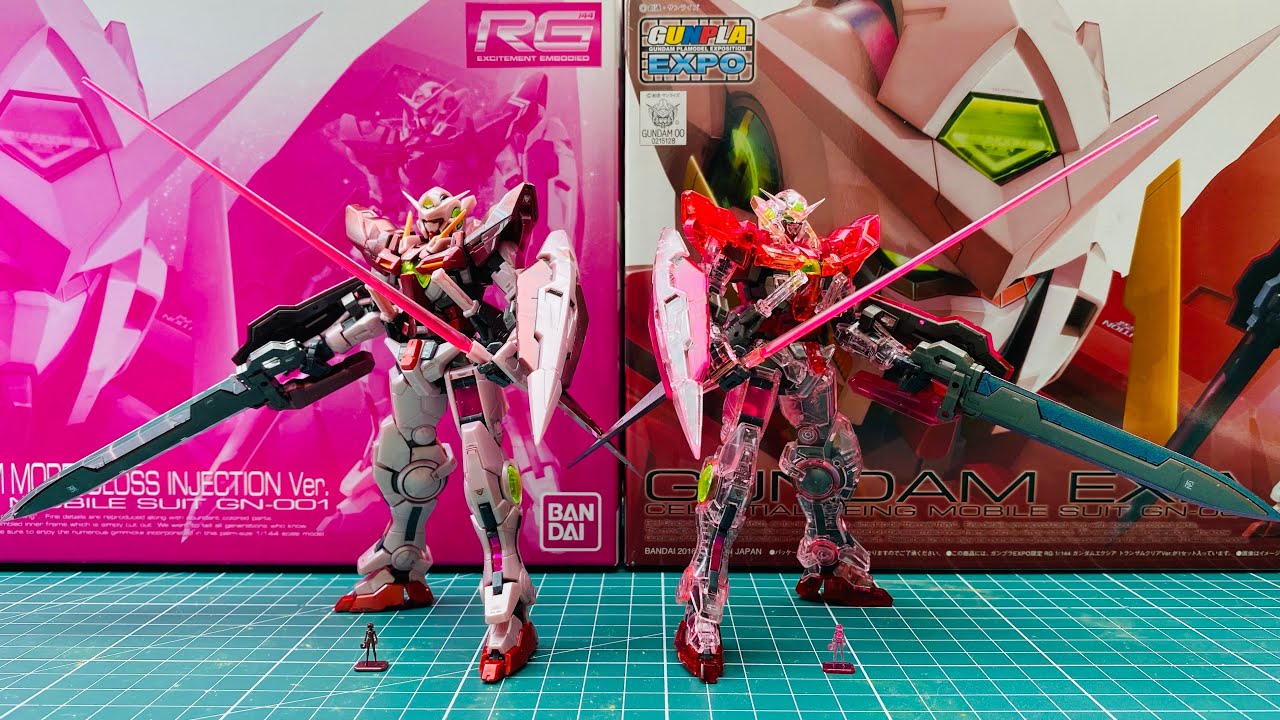 RG1/144 GUNDAM EXIA (GUNPLA EXPO VER. & TRANS-AM MODE GLOSS INJECTION ...