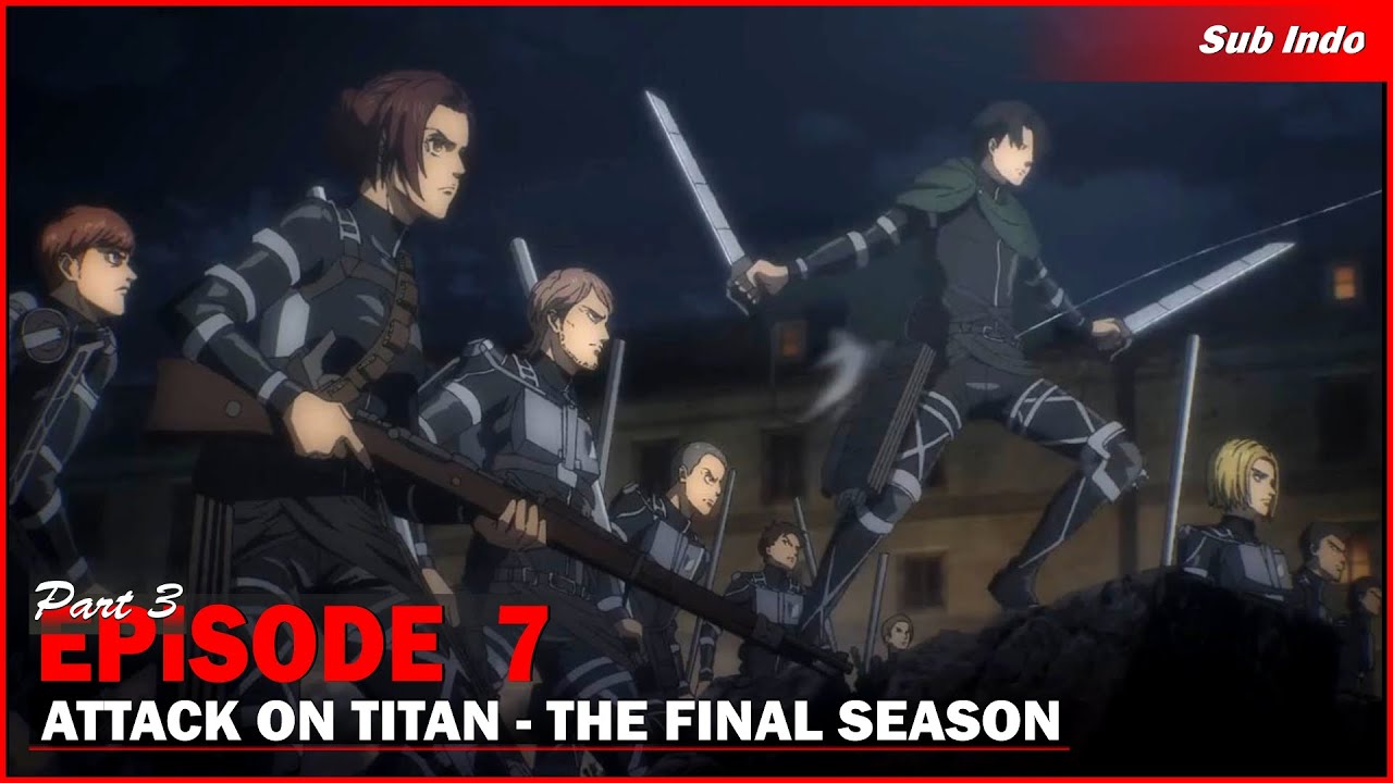 Battle at Liberio - AoT FS eps 7 (Sub Indo) PART 3 - YouTube