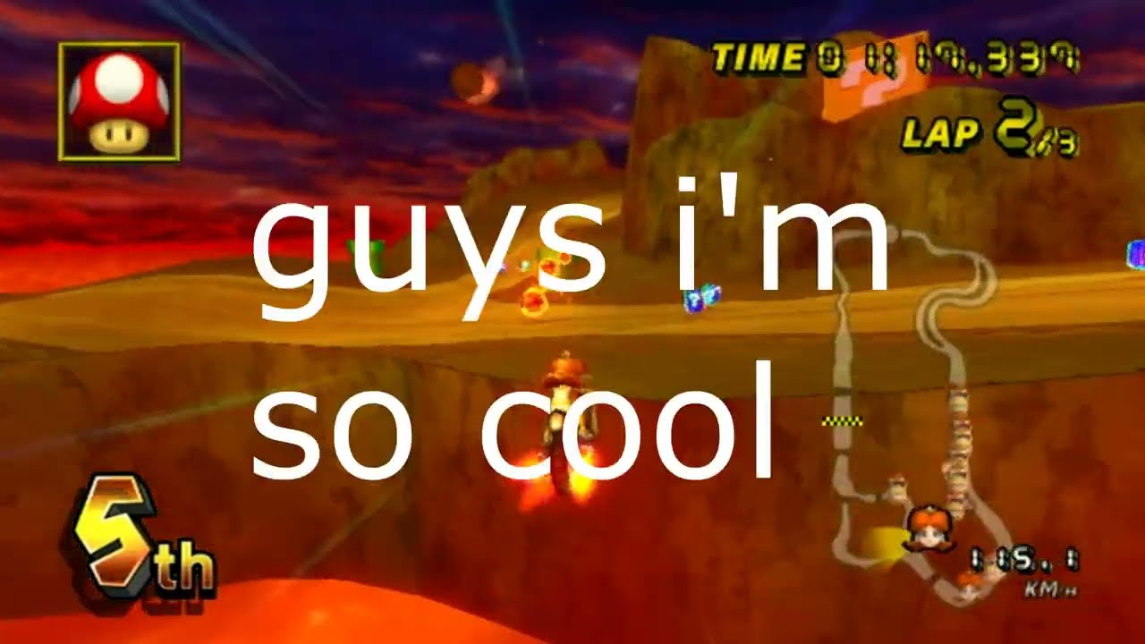 why grumble volcano is a terrible track - Mario Kart Wii - YouTube