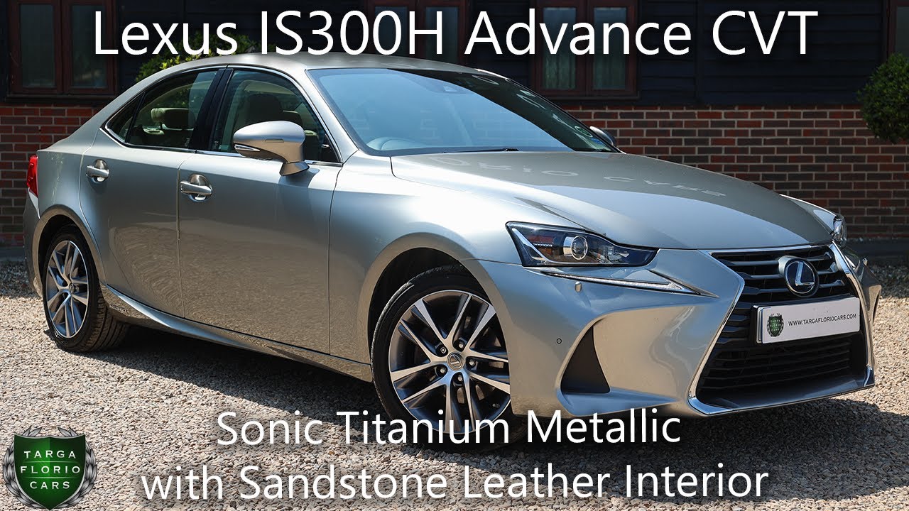 Lexus IS300H Advance CVT registered March 2018 (18) finished in Sonic ...