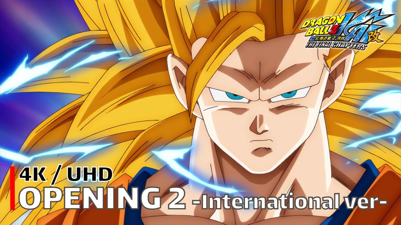 Dragon Ball Kai - Opening 2 -International ver. (Fight It Out!!) | 4K ...