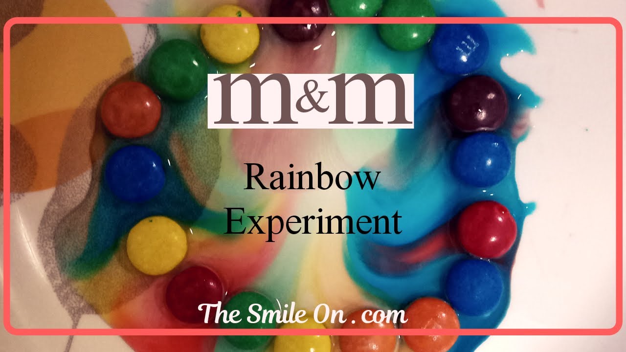 M & M Rainbow Science| Colourful Magic for kids #m&m, #magic - YouTube