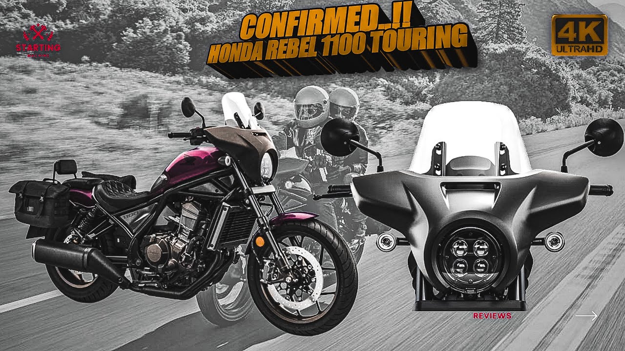 2023 Honda Rebel 1100 Touring Variants Confirmed..! - YouTube