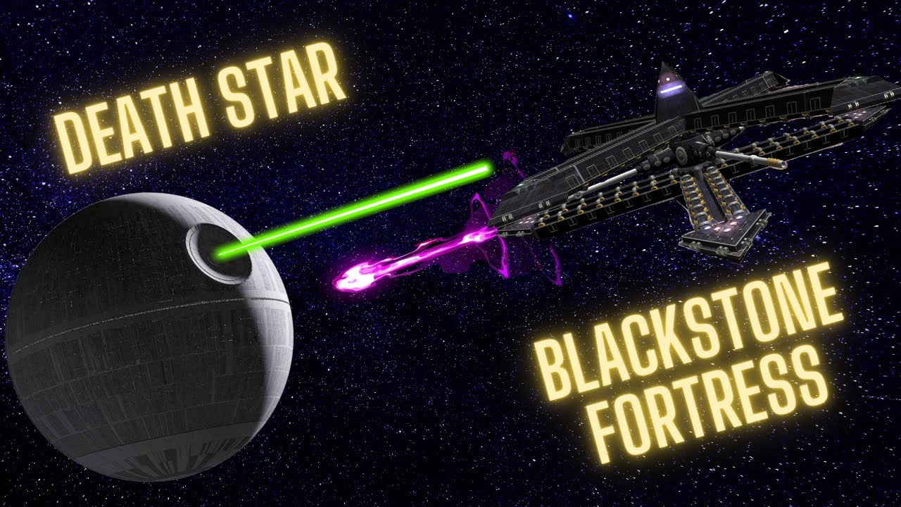 Death Star VS Blackstone Fortress! Head-to-Head battle - YouTube