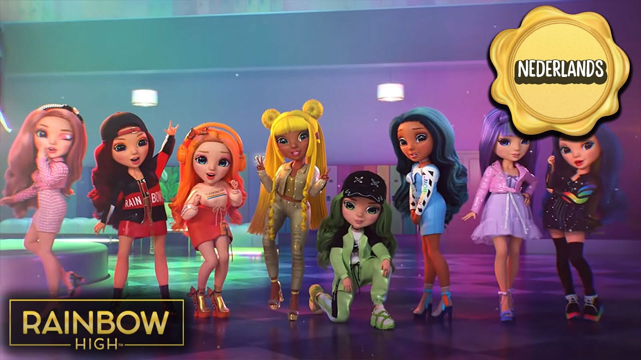 Turn Your Color UP! 🌈 OFFICIËLE geanimeerde VIDEOCLIP | Rainbow High ...