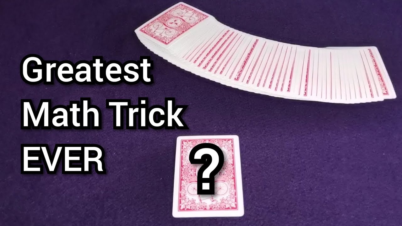 Is This The Greatest Math Card Trick EVER? Yes... - YouTube