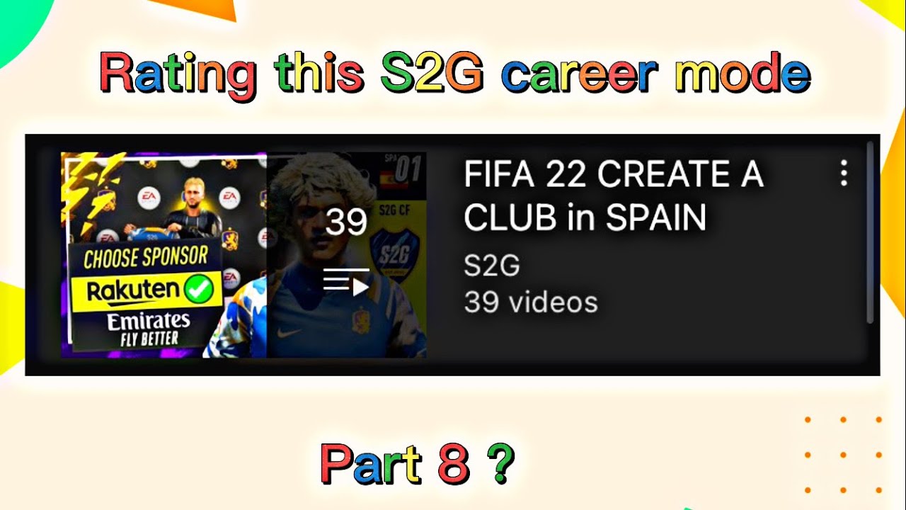 Rating this S2G career mode • Part 8 - YouTube