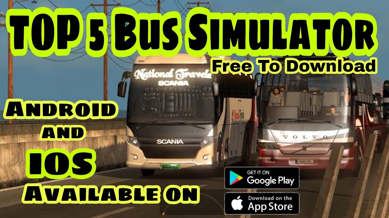 Top 5 Bus Simulator Games For Android - YouTube