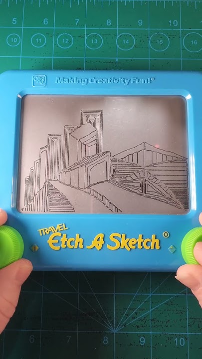 Etch A Sketch art 33 #etchasketch #art - YouTube