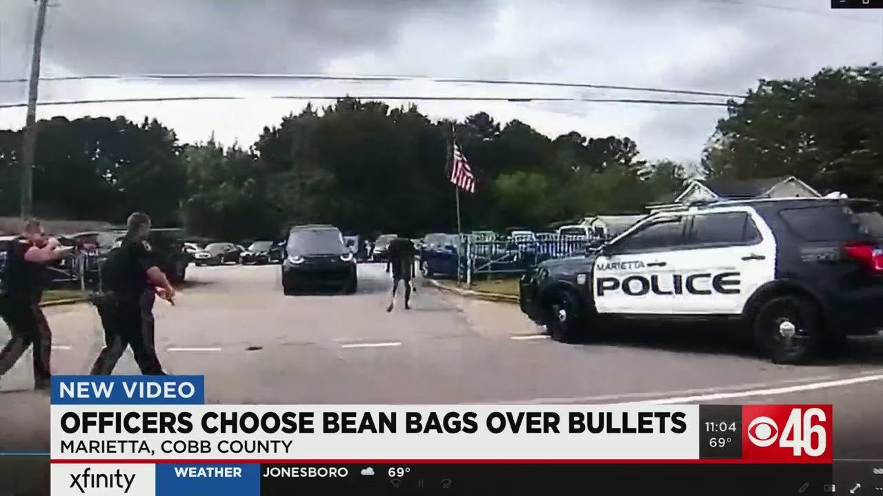 Marietta Police officers choose bean bags over bullets during incident ...