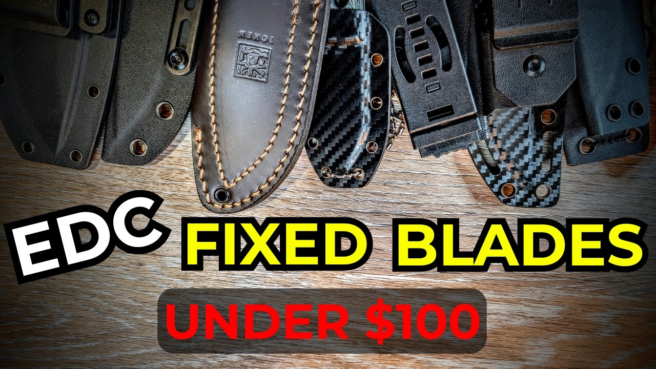 10 Standout EDC Fixed Blades That Go EASY On The Wallet! (Under $100 ...