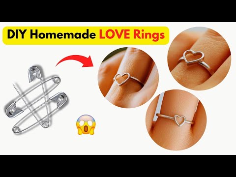 How To Make Rings At Home | DIY Homemade Love Ring 😍| Easy Ring Making ...