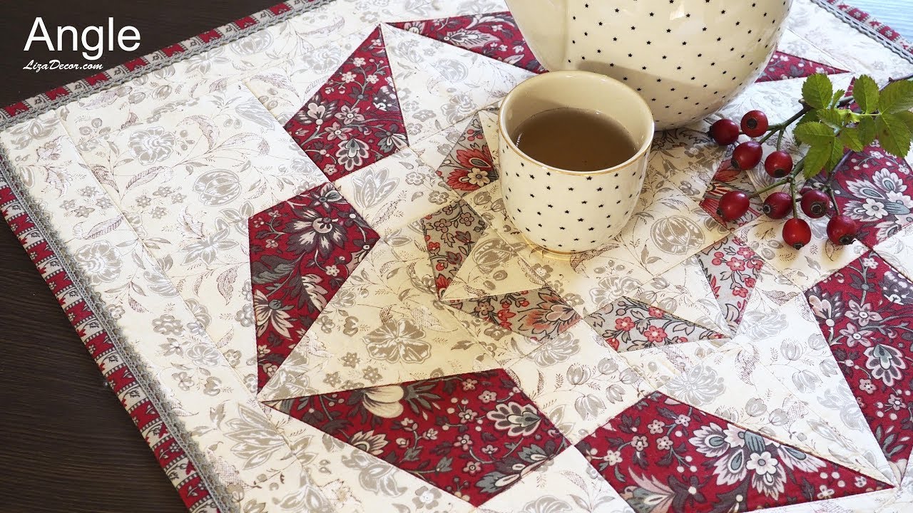 Angle Christmas - Fast and easy sewing of patchwork - YouTube