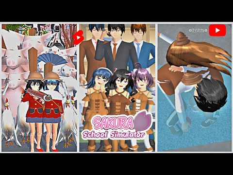 kumpulan tiktok sakura school simulator 💞 || part 1 by : #blackcookies #youtube
