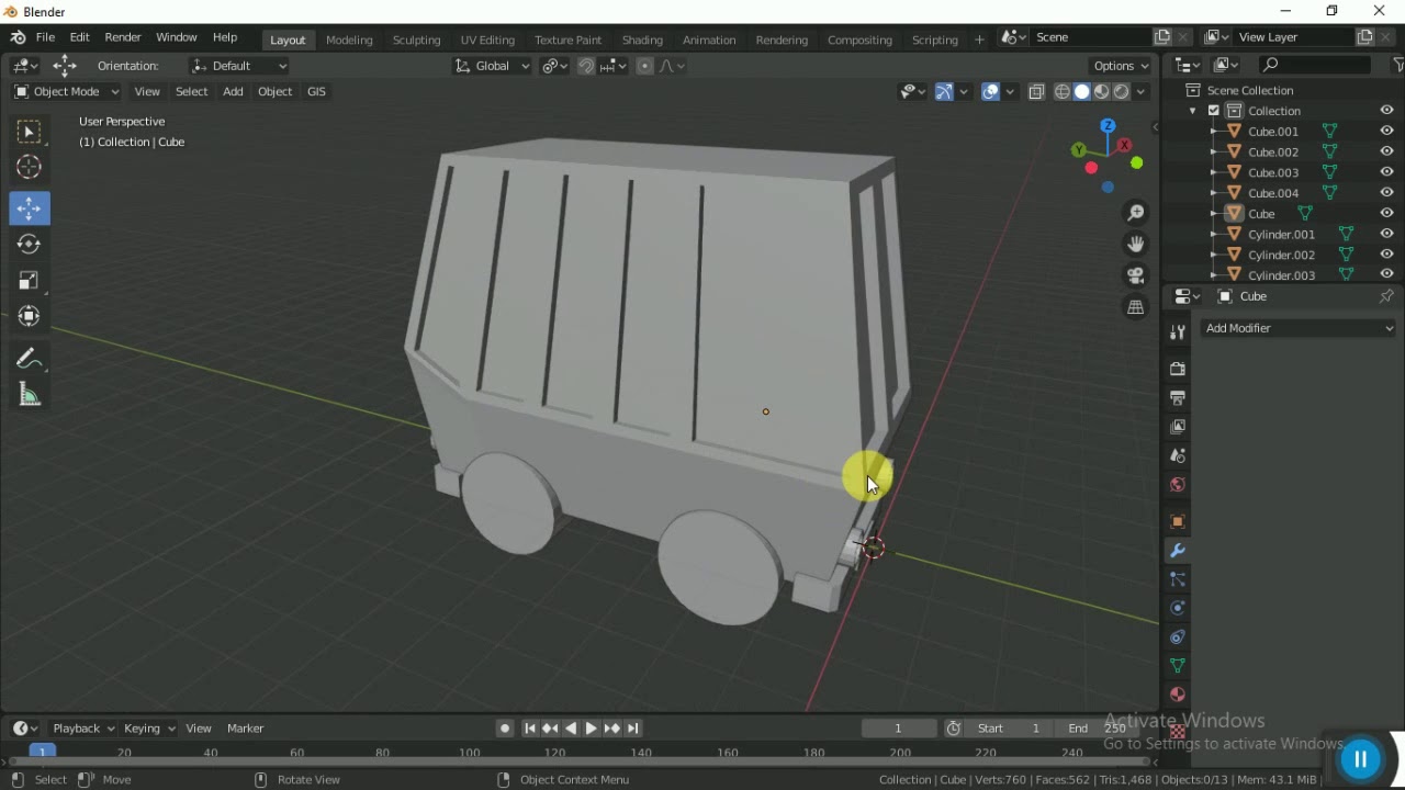 Modelling Low Poly Van in Blender 2.8 - Full tutorial - Blender 2.8 ...