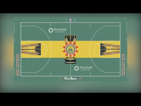 Spurs' in-season tournament court design features Tower of the Americas ...