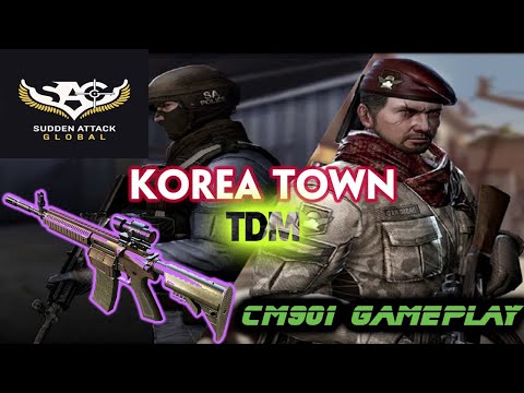 BRAVURA Sudden Attack | CM901 Gameplay -  Korea Town (TDM)