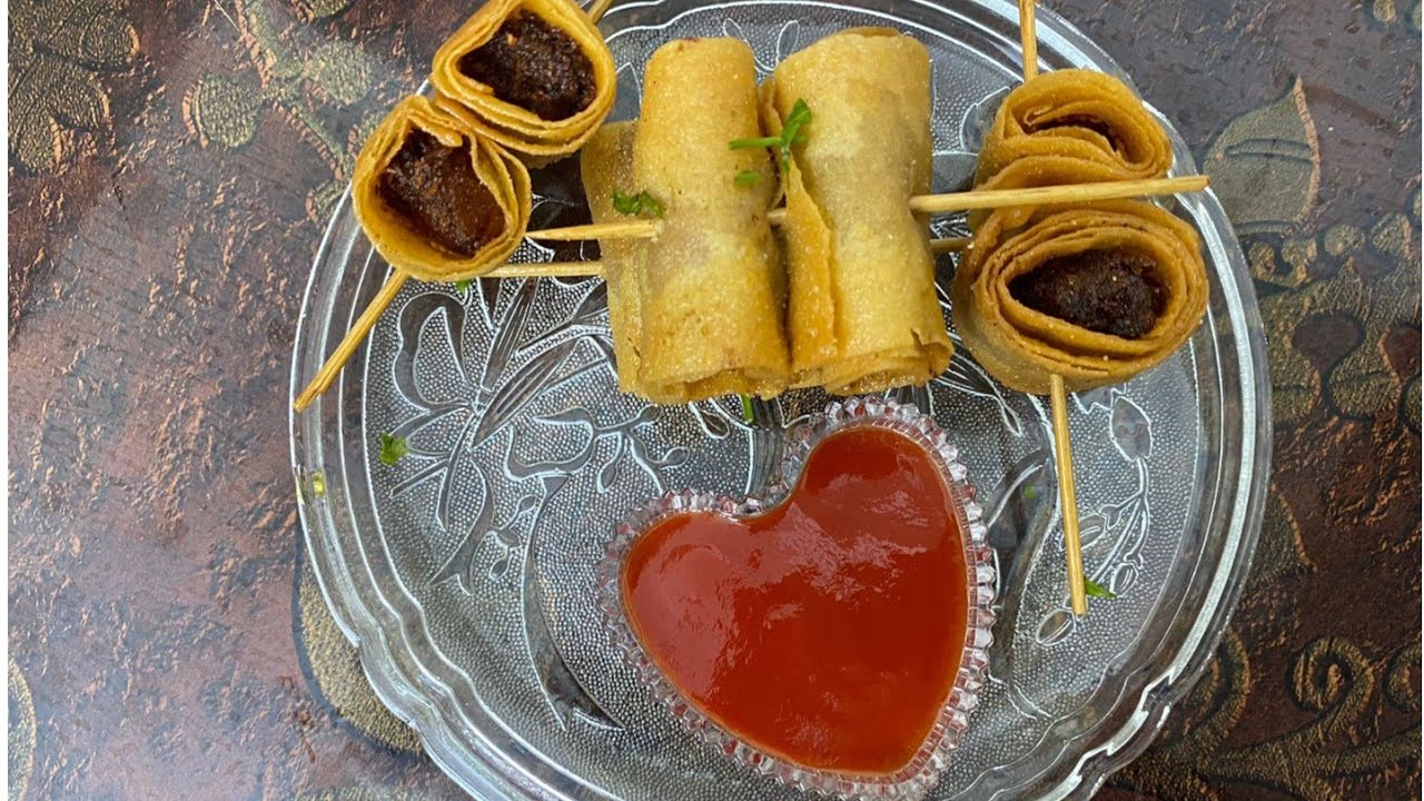 Chicken Stick Roll | Restaurant style crispy and crunchy chicken roll ...