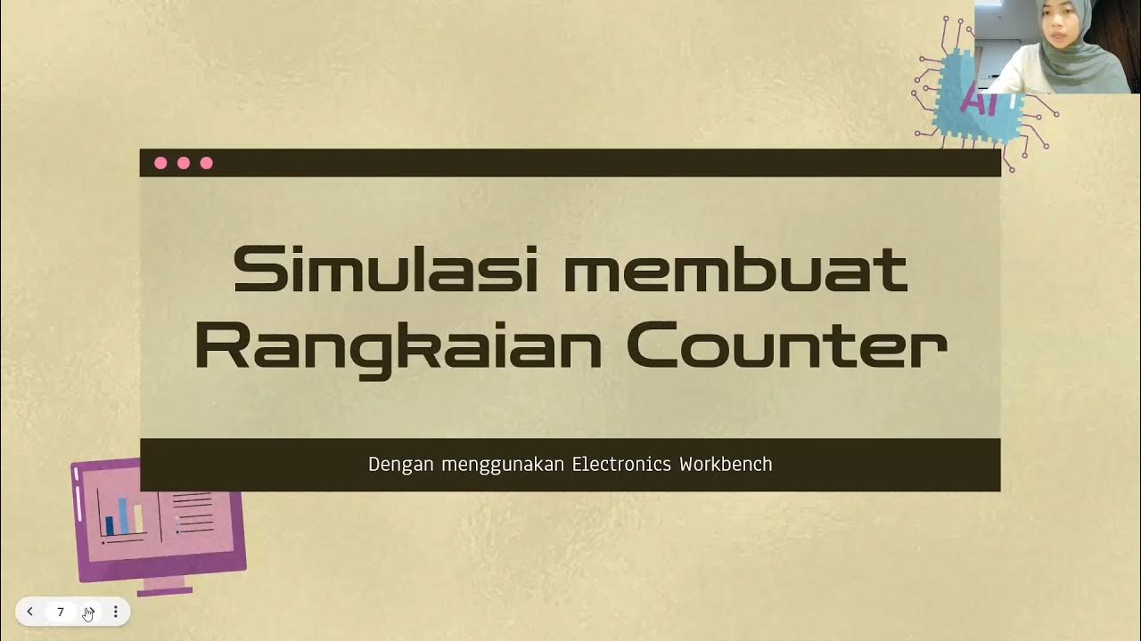 TUTORIAL MEMBUAT RANGKAIAN COUNTER - YouTube