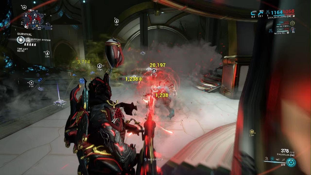 Warframe Infested Survival Dirus Deimos 20-25 PerrinSequence - YouTube