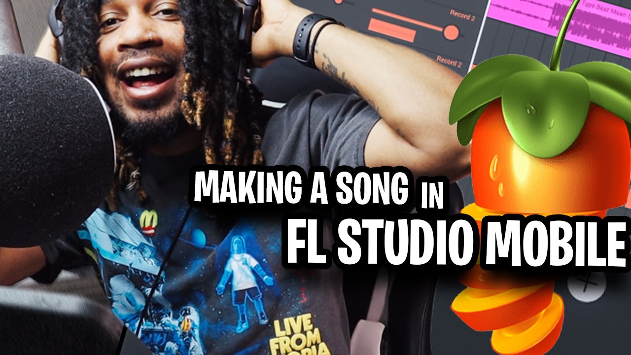 making a song in FL Studio Mobile // Recording Vocals in FL STUDIO ...