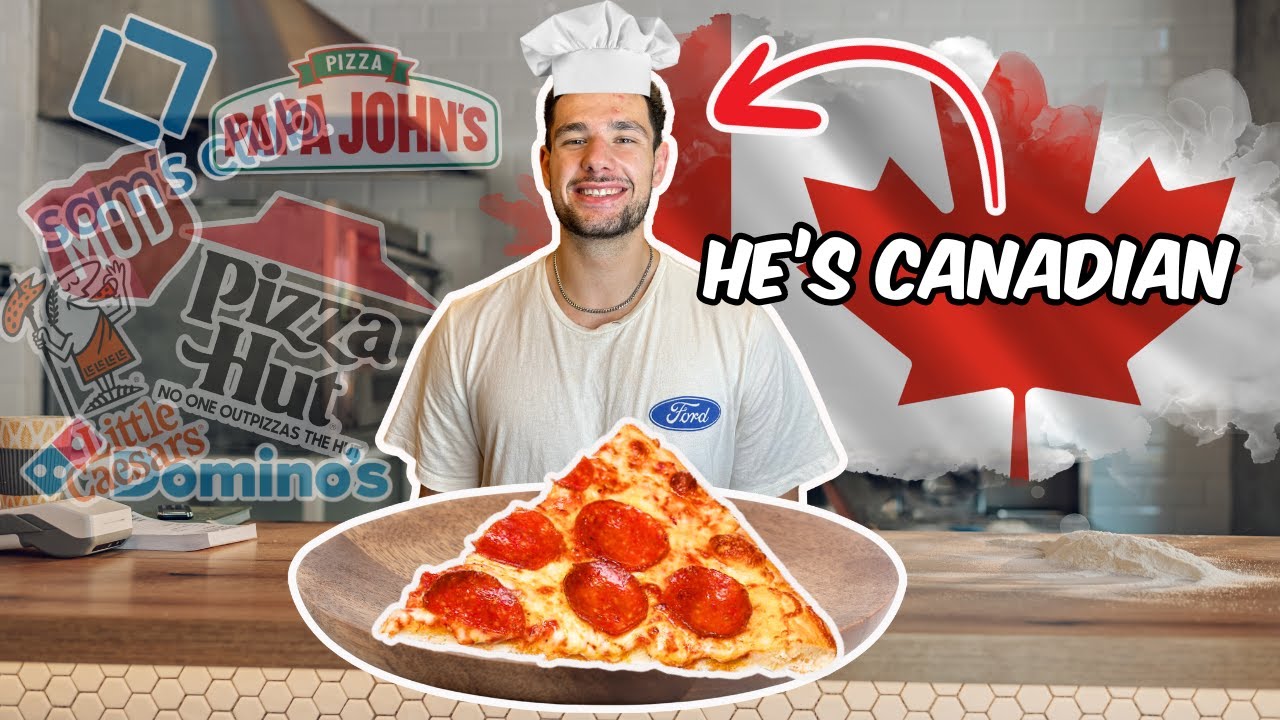 Making My Canadian Friend Rank American Pizza Chains - YouTube