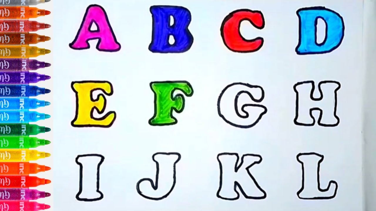Afor Ant B for Banana, Alphabets |Learn to Write Alphabet |ABCD ...