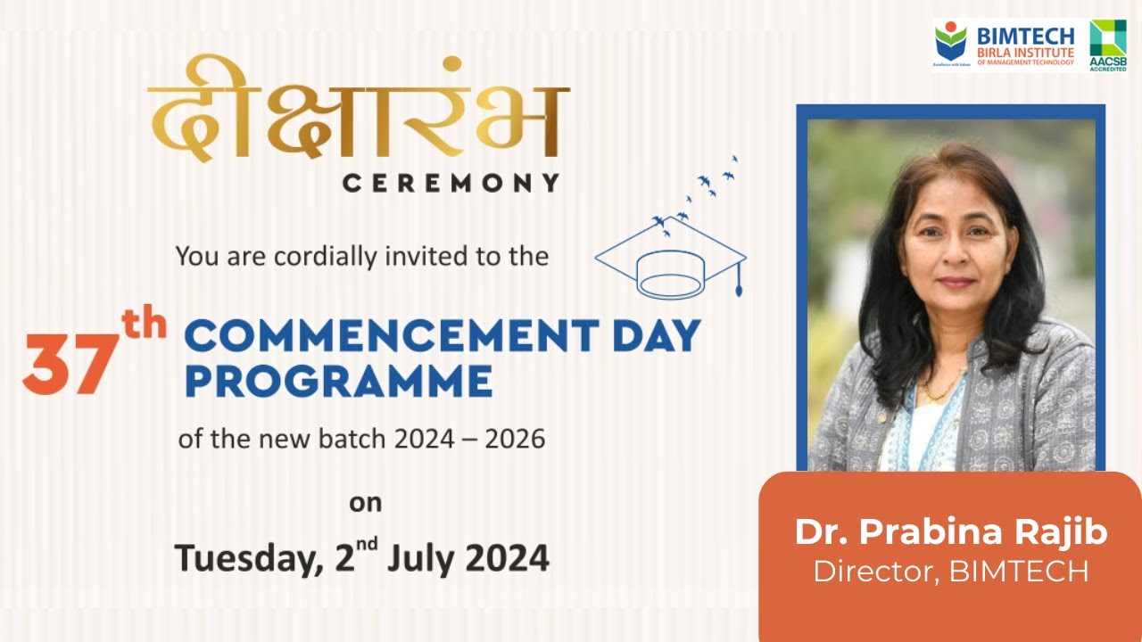 Our Director, Dr. Prabina Rajib, Message To Our Incoming Batch Students ...