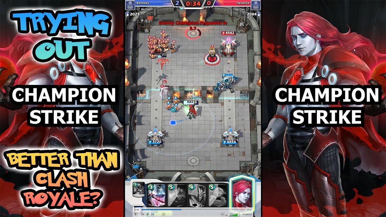 Super Fun Strategic Real-Time Card Game | Champion Strike - YouTube