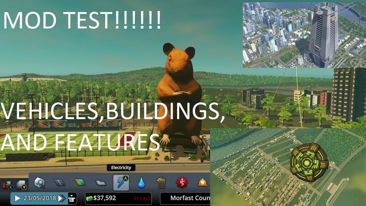 CITIES SKYLINES XBOX MODS!!!!!!!!!!!!! - YouTube