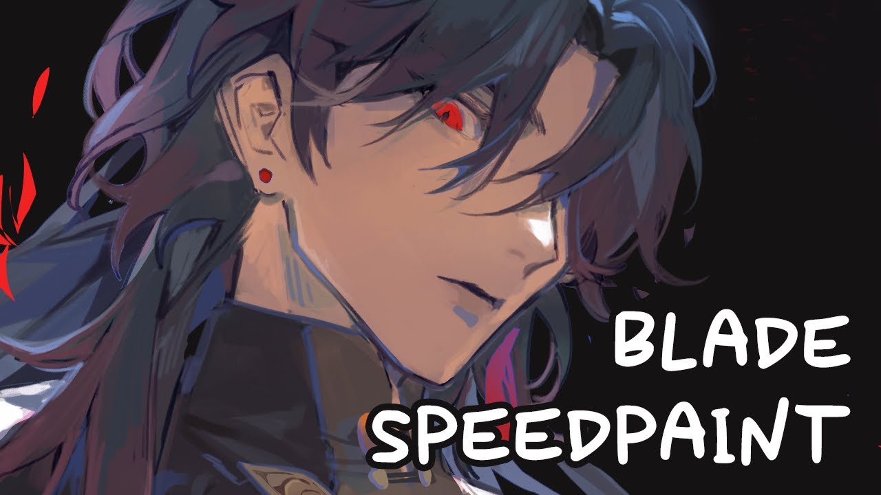 honkai star rail - blade speedpaint (photoshop) - YouTube