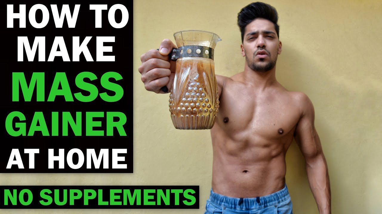 Homemade Mass Gainer Shake | Bodybuilding Diet - YouTube