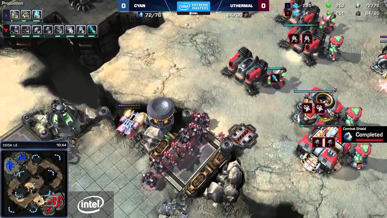 StarCraft 2 Cyan vs uThermal IEM Shenzhen Full Gameplay - YouTube