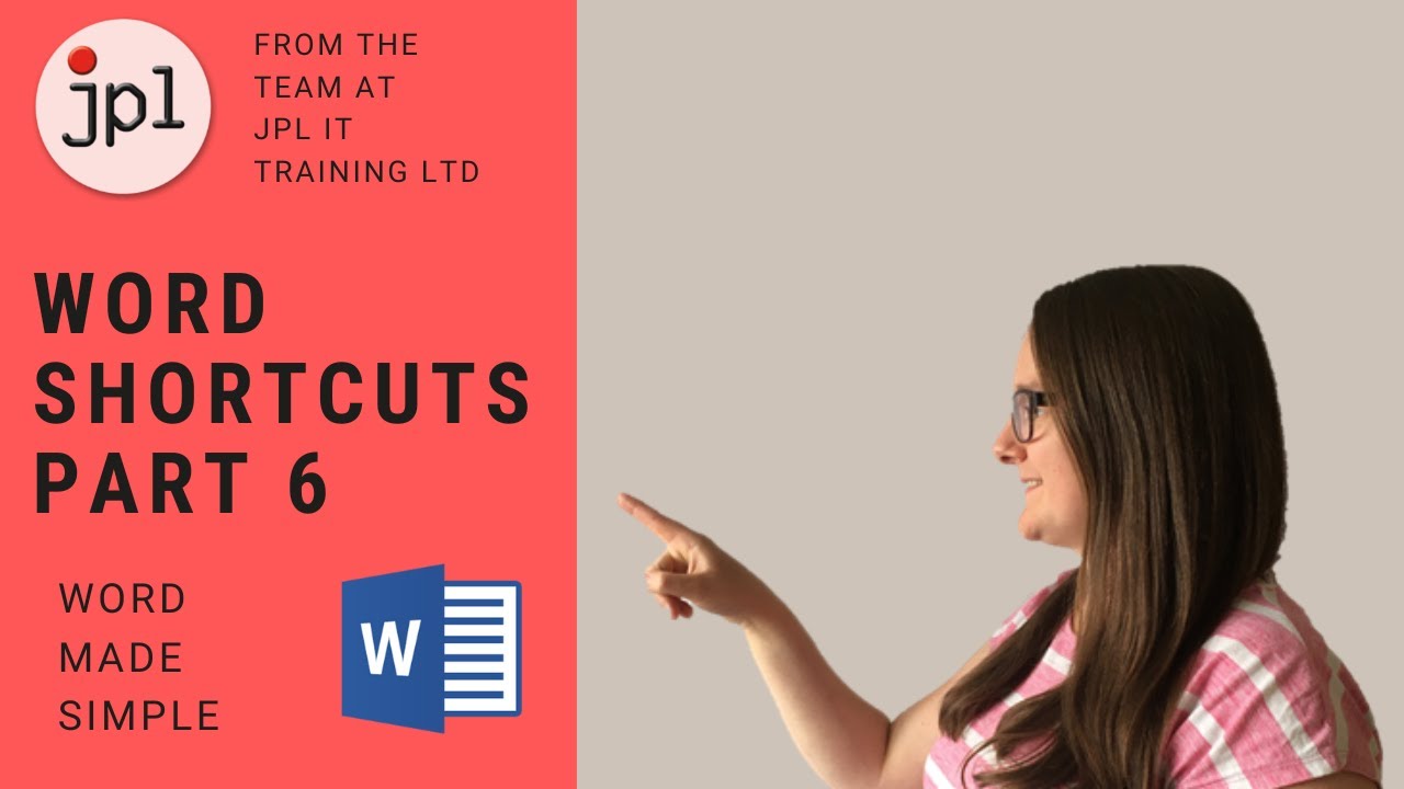 Word Shortcuts Part 6 - YouTube