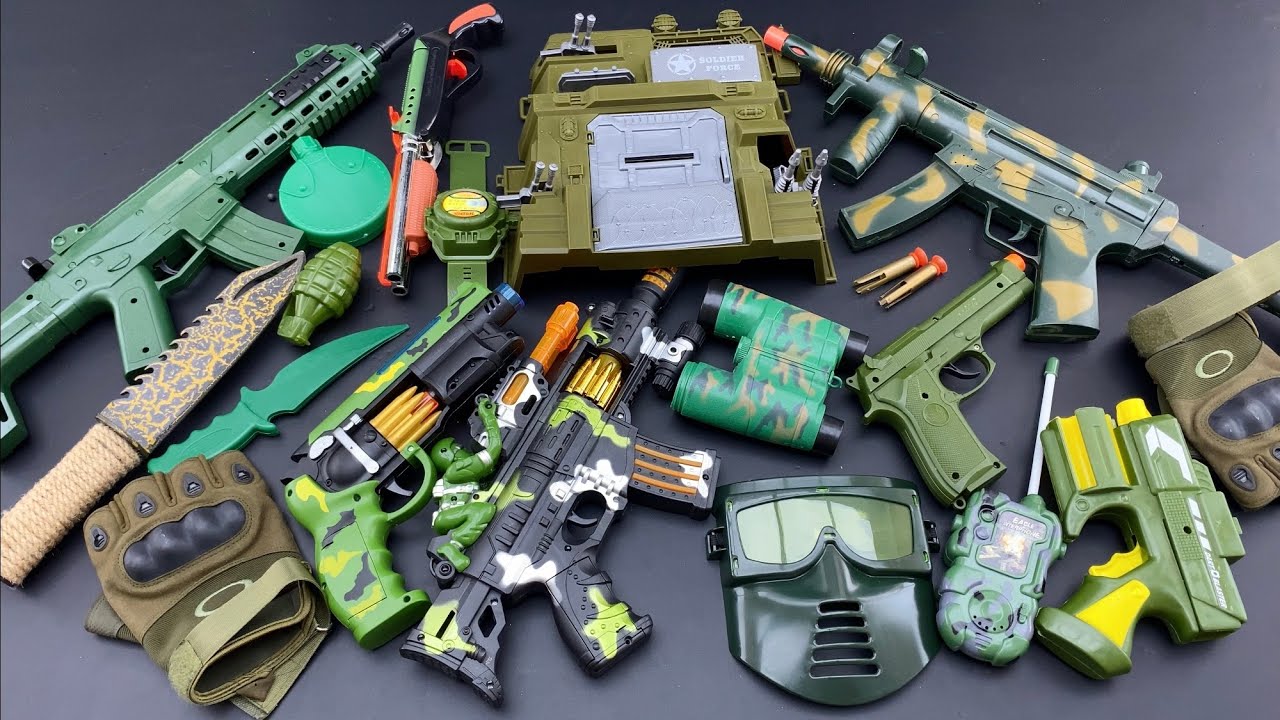 Army Ranger Toy Guns ! Military Weapons Compilation !!! - YouTube