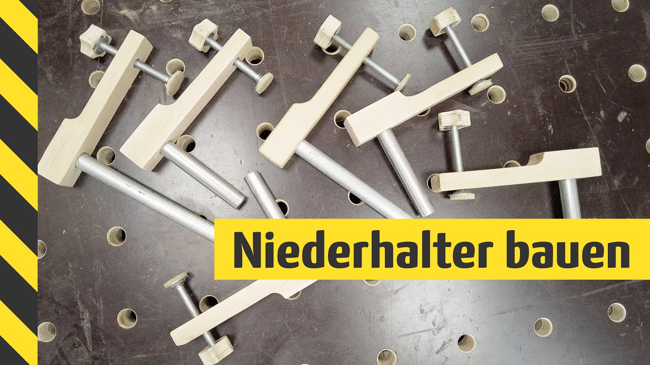 Niederhalter einfach selber bauen · 20mm Lochraster · Hold Down Clamps ...