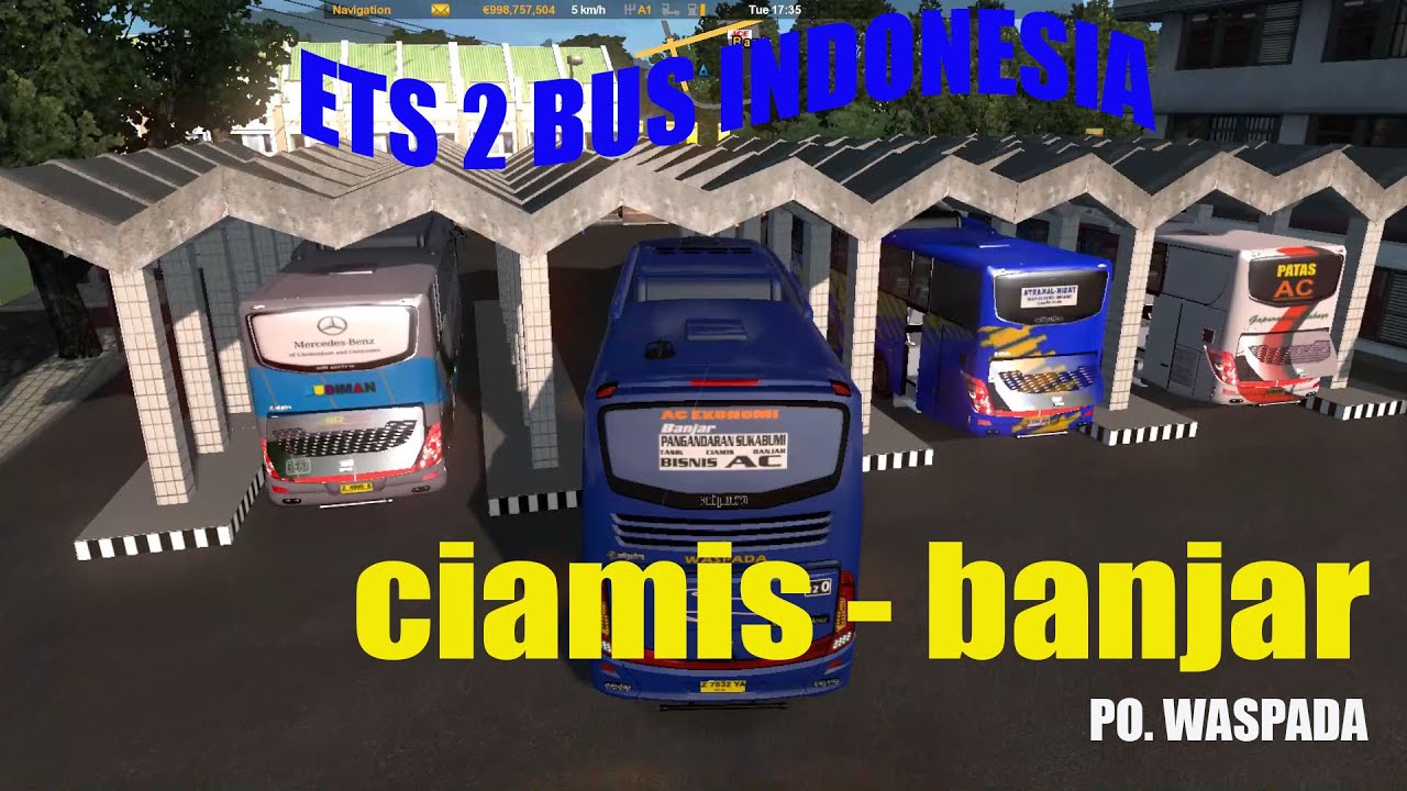 BUS OLENG,, ETS 2 MOD BUS INDONESIA MAP SUNDANESE, CIAMIS - BANJAR ...