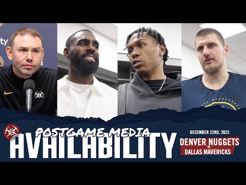 ALL Denver Nuggets Postgame Media vs. DAL🎙️