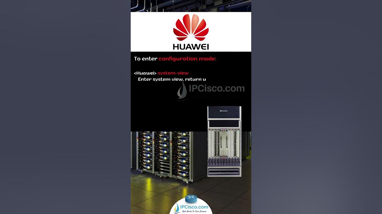 Huawei Basic Router Configuration | HCIA (HCNA) | HCIP | HCIE | Quick Configs | IPCisco.com ...